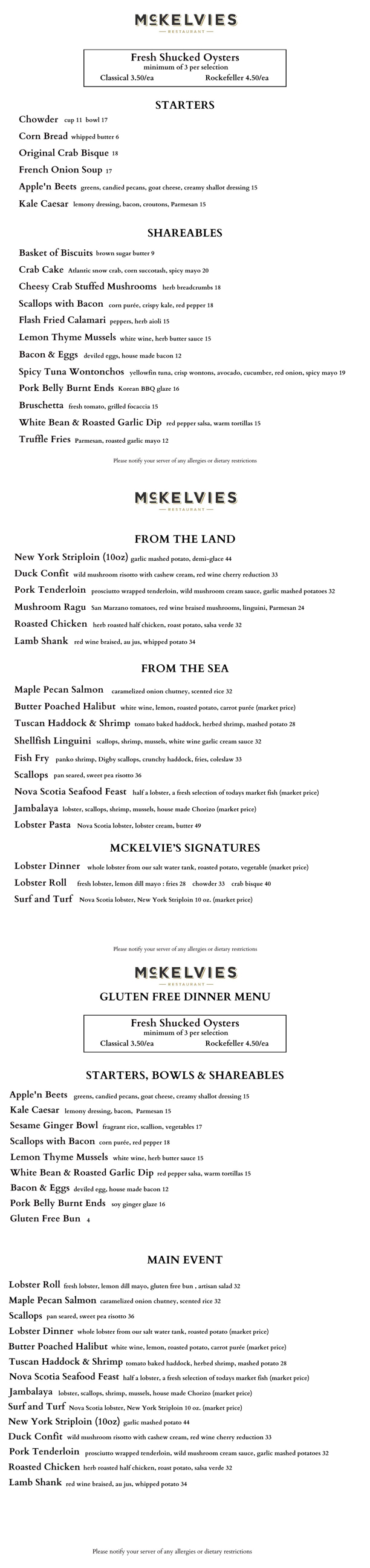 McKelvies Seafood Restaurant in Halifax | Nova Scotia | Canada – Fresh ...