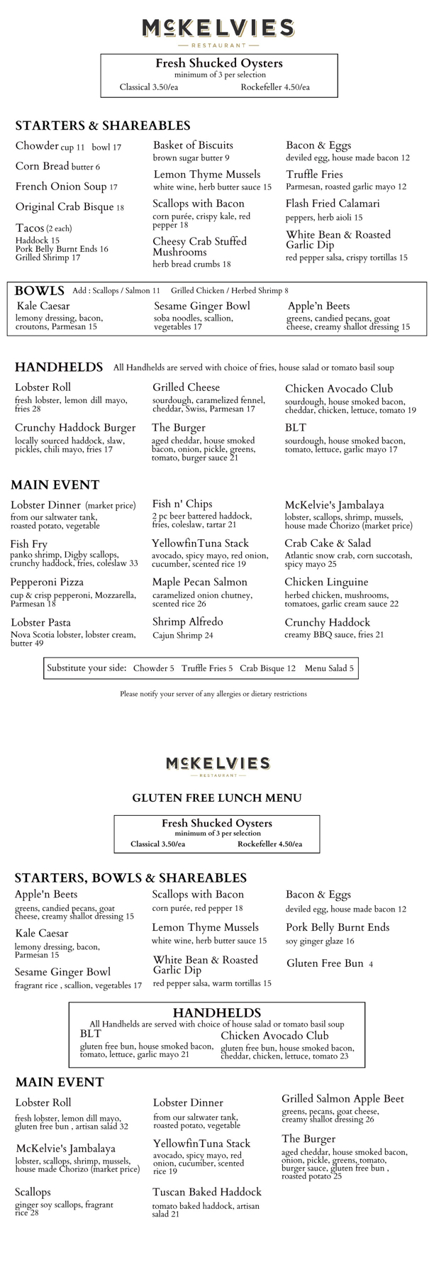 McKelvies Seafood Restaurant in Halifax | Nova Scotia | Canada – Fresh ...